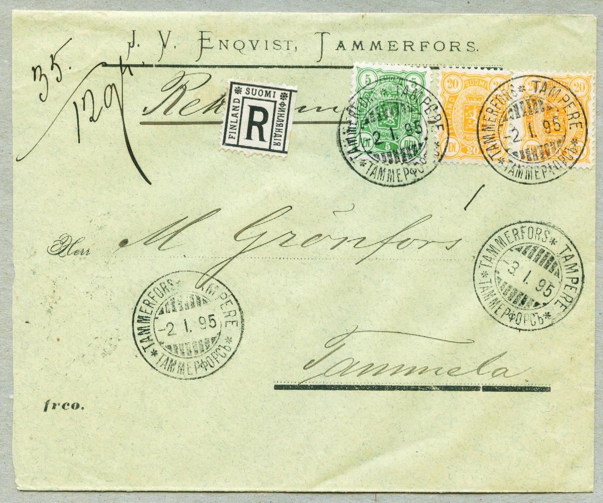 Postal History from Finland 1889 - 1918