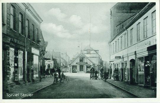 postkort fra Struer - Østergade ved Lilletorv