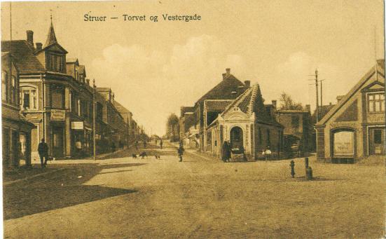 postkort fra Struer - Østergade ved Lilletorv