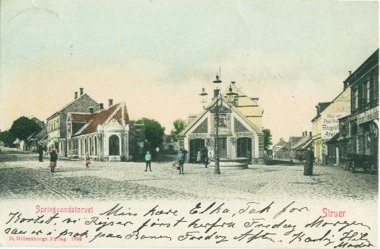 postkort fra Struer - Østergade ved Lilletorv